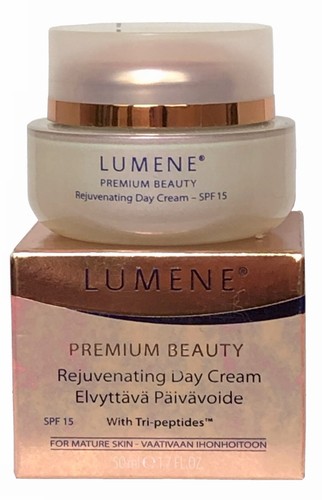 LUMENE Premium Beauty Rejuvenating Day Cream With Tri-Peptides SPF 15 ...