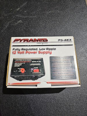 Pyramid PS-4KX Regulated 13.8V DC Power Supply EX/Box | eBay