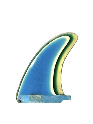 Vintage, 1970s era, Rainbow Fin Co. Surfboard Fin 7-1/2" (multi color ...