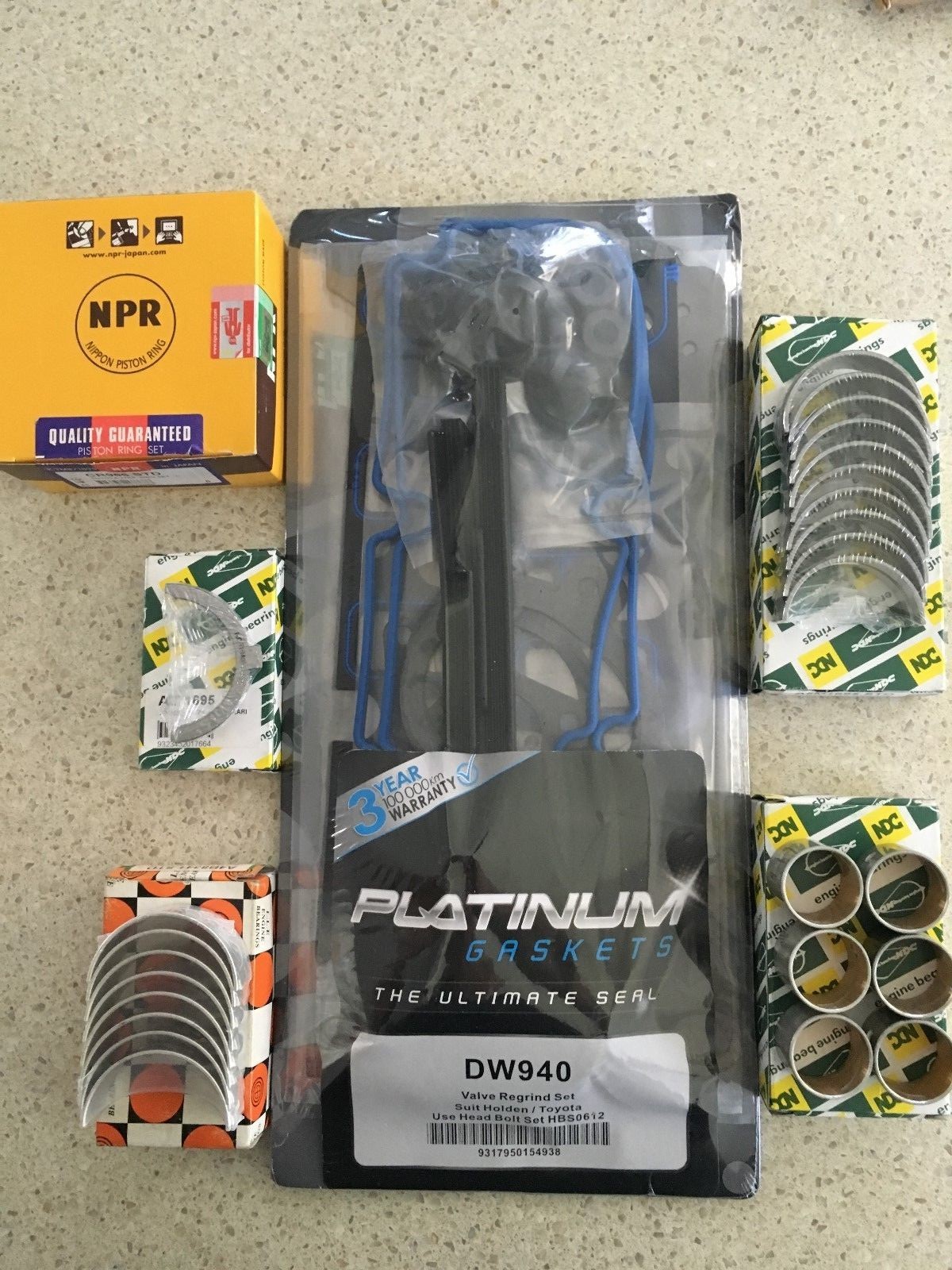 MINOR ENGINE REBUILD KIT FOR HOLDEN COMMODORE VX VU VY 3.8L V6 ECOTEC ...