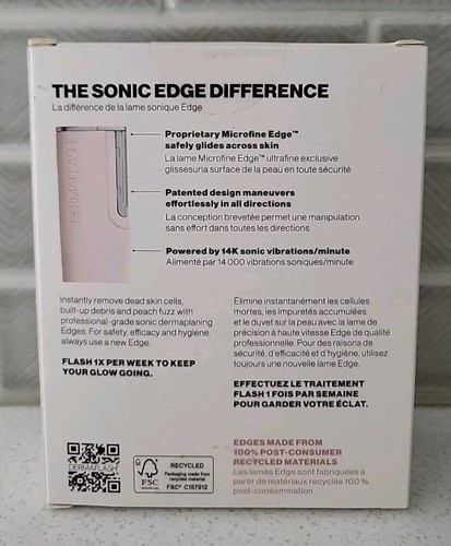 Dermaflash Luxe+ The Essentials 4 Week Refill Blades/Edges & Preflash ...