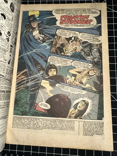 THE PHANTOM STRANGER #10 DC Comics 1970 1st Tannarak Neal Adams Cover ...