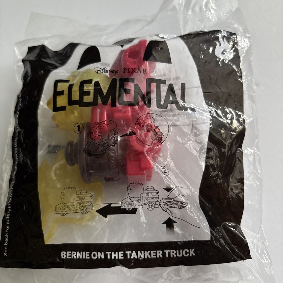 Disney Pixar Elemental “Bernie On The Tanker Truck” McDonald’s Happy ...