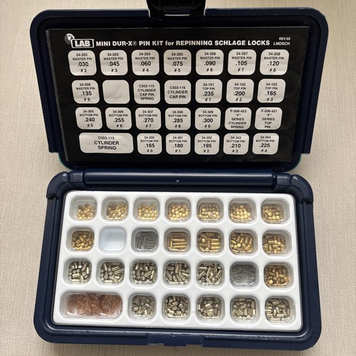 Lab Schlage LMDSCH Mini Dur-x Pin Kit *Read Description See Pictures | eBay