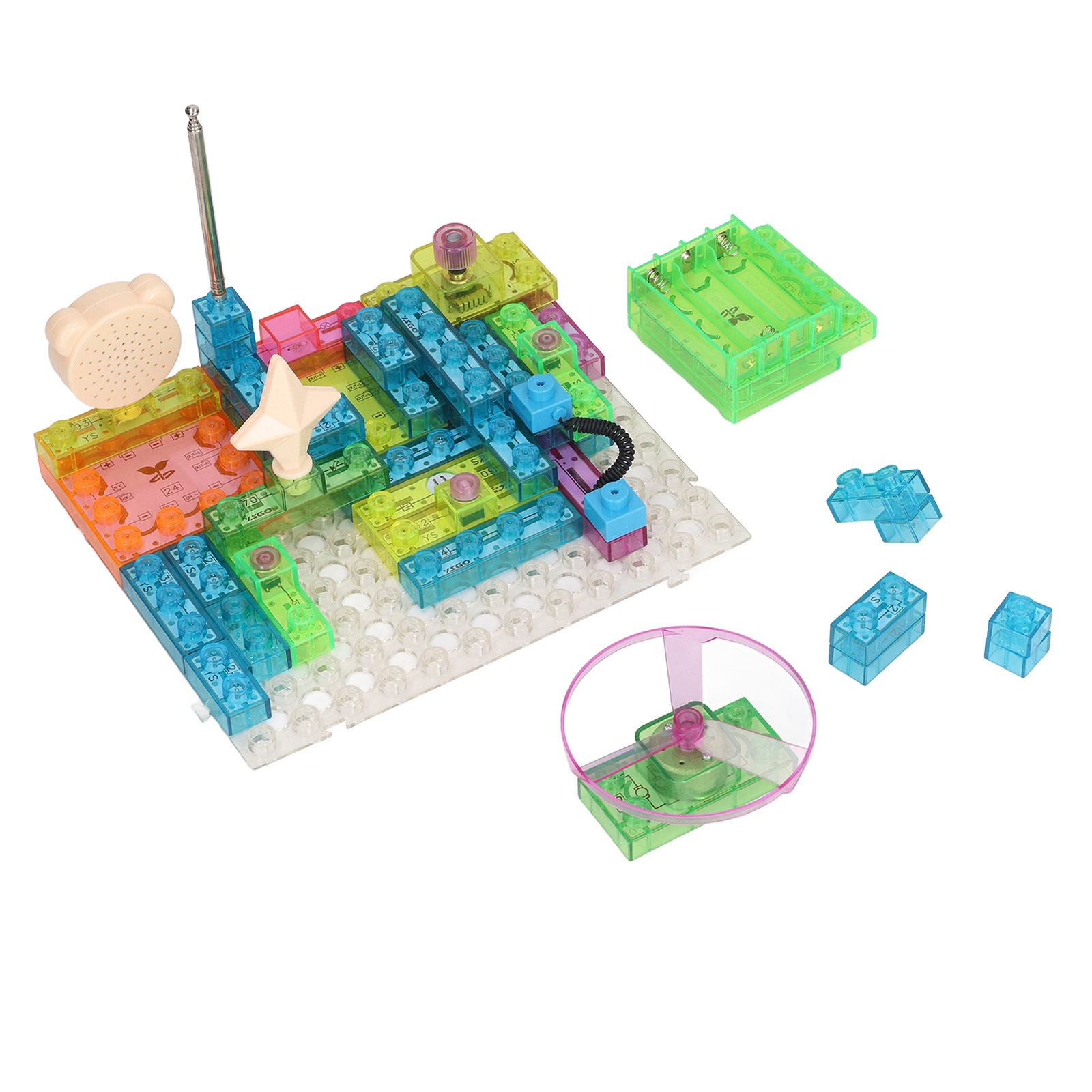 Circuit Building Kit Builder Block Electricity Experiment Toy Set For ...