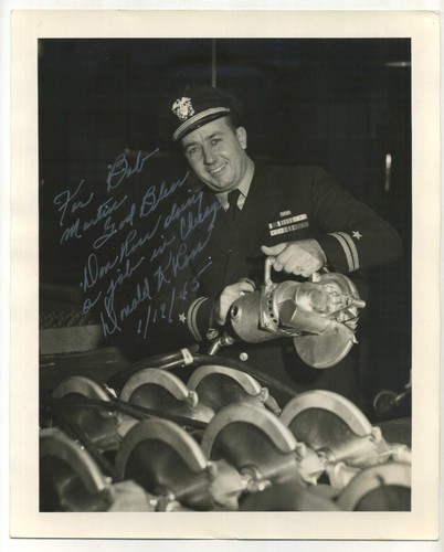 Vintage Medal of Honor Autograph Signed Photo Donald K Ross US Navy ...