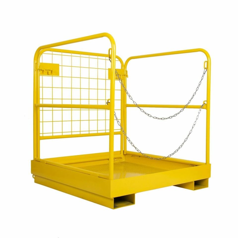 Heavy Duty Forklift Safety Cage Work Platform Basket 36"x36" 1200lbs ...