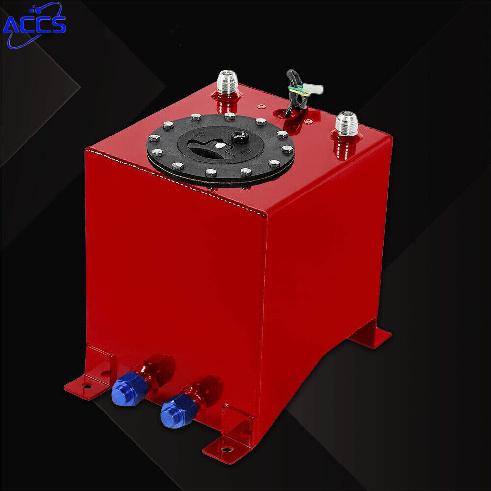 2.5 Gallon Fuel Tank Racing Drift Strip Fuel Cell Gas Tank Level Sender ...