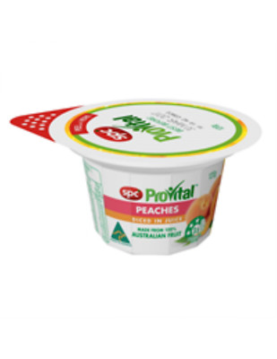 Spc Provital Snack Pack Peaches Diced In Natural Juice 24 X 120gr ...