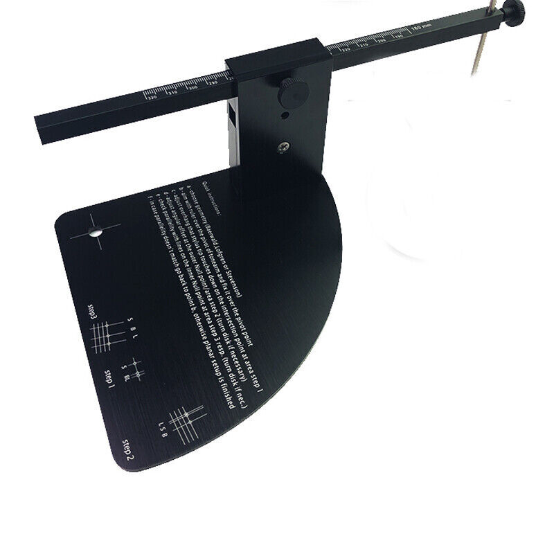 Vinyl LP Turntable Alignment Protractor For Phono Record Cartridge ...