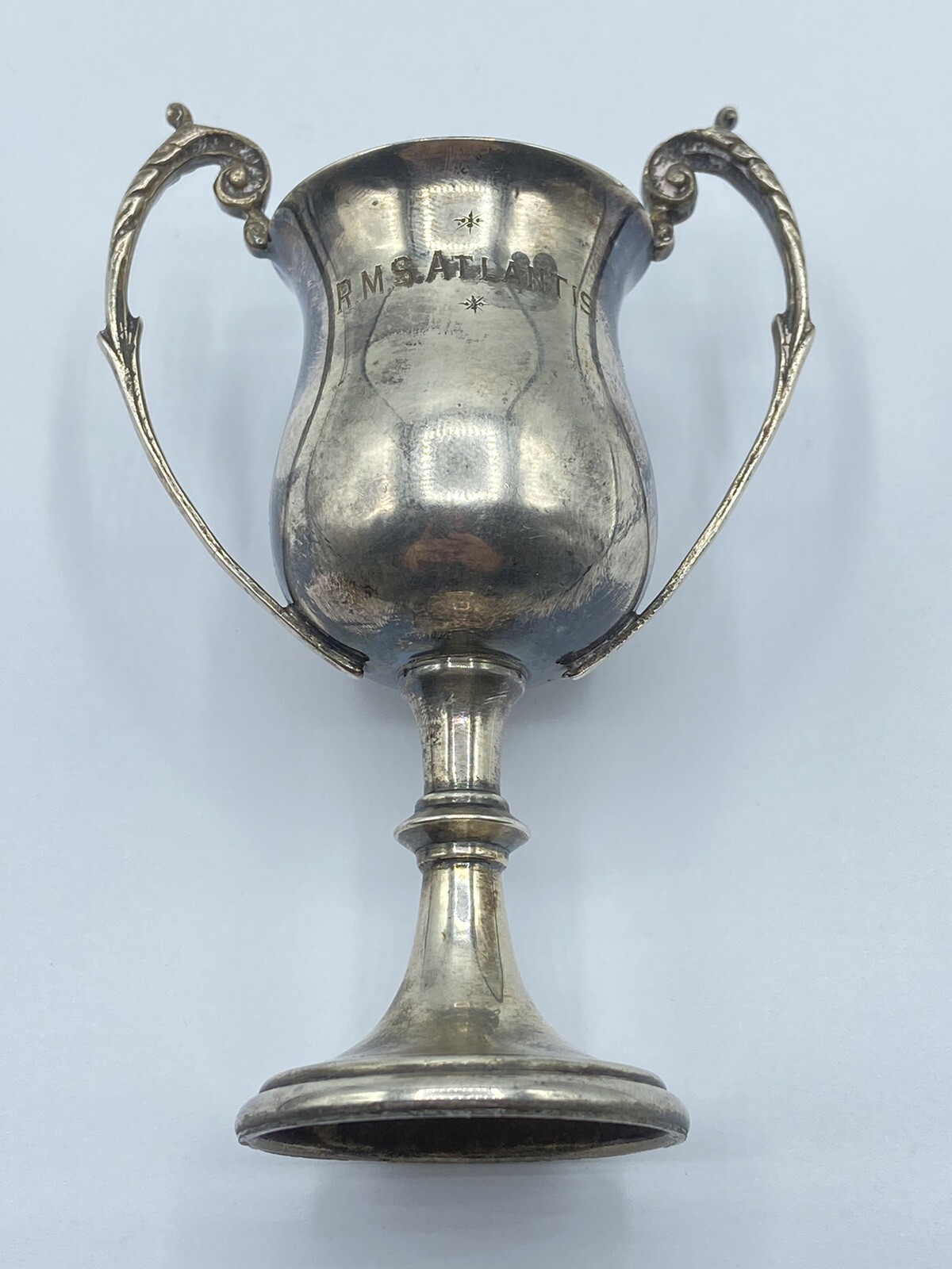 Vintage Silver Plated R.M.S Atlantis (Formerly RMS Andes) Cruise Ship ...