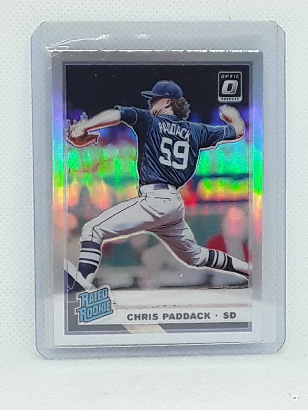 Chris Paddack 2019 Donruss Optic - Rated Rookie #88 HOLO - San Diego ...