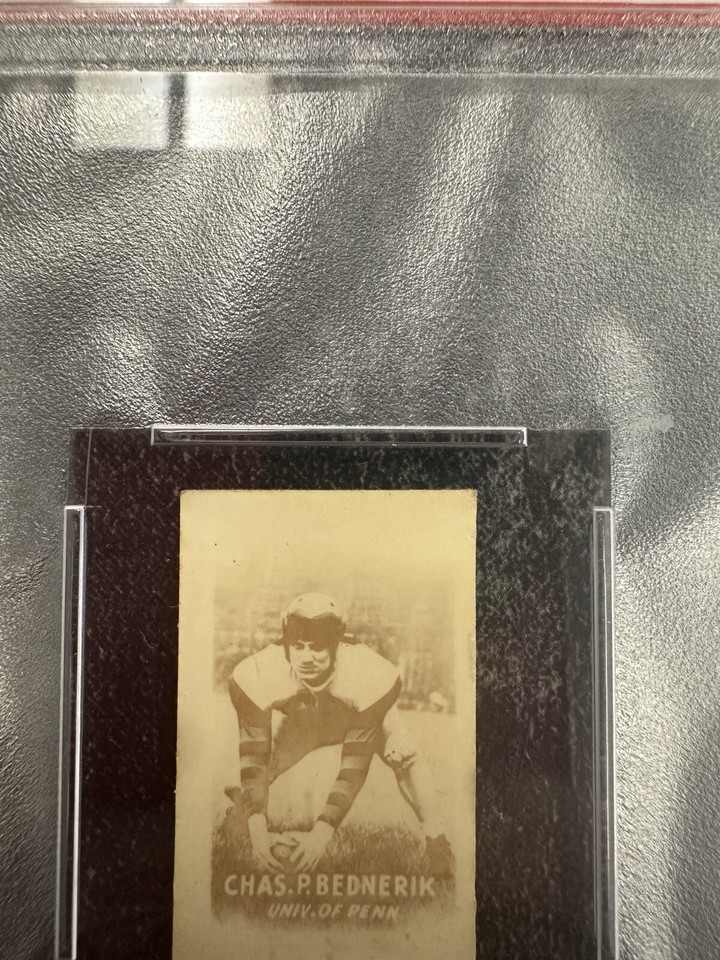 CHUCK BEDNARIK 1948 Topps Magic #7C PSA 6 EX-MT Pop 8 Only 2 Higher! RC ...