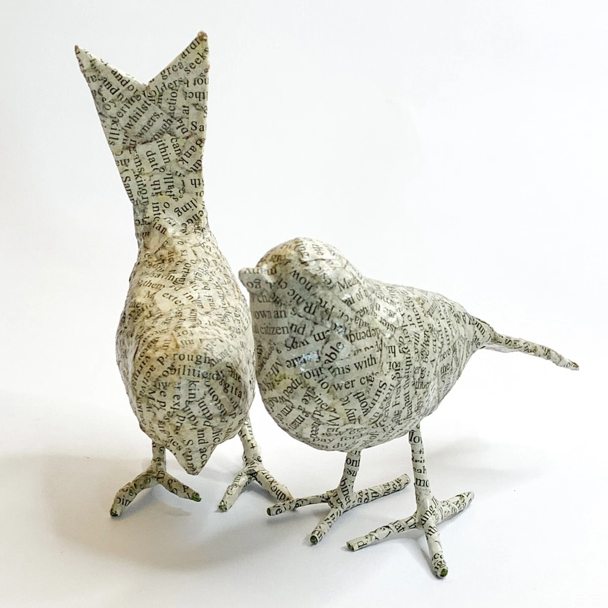 To Decorate Paper Mache Birds