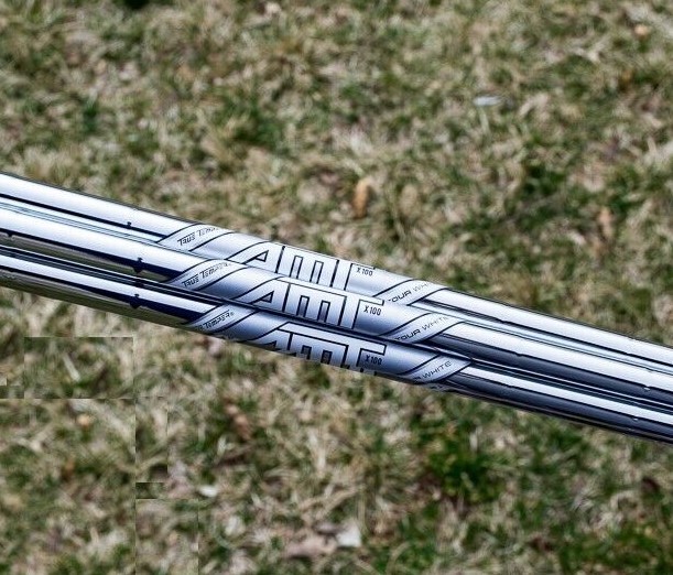 True Temper AMT Tour White .355" Taper Steel Iron Shafts Set R300/S300 ...