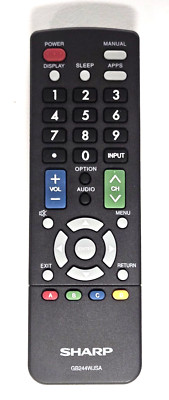 SHARP Remote GB244WJSA NEW TV Display Remote | eBay