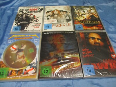 Lot DVD , Spielfilme FSK 12 - 16 , OVP aus Film Sammlung ,# 302 - 307 ...