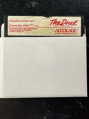 ACCOLADE The Duel Test Drive II for Commodore - 5.25 Media | eBay