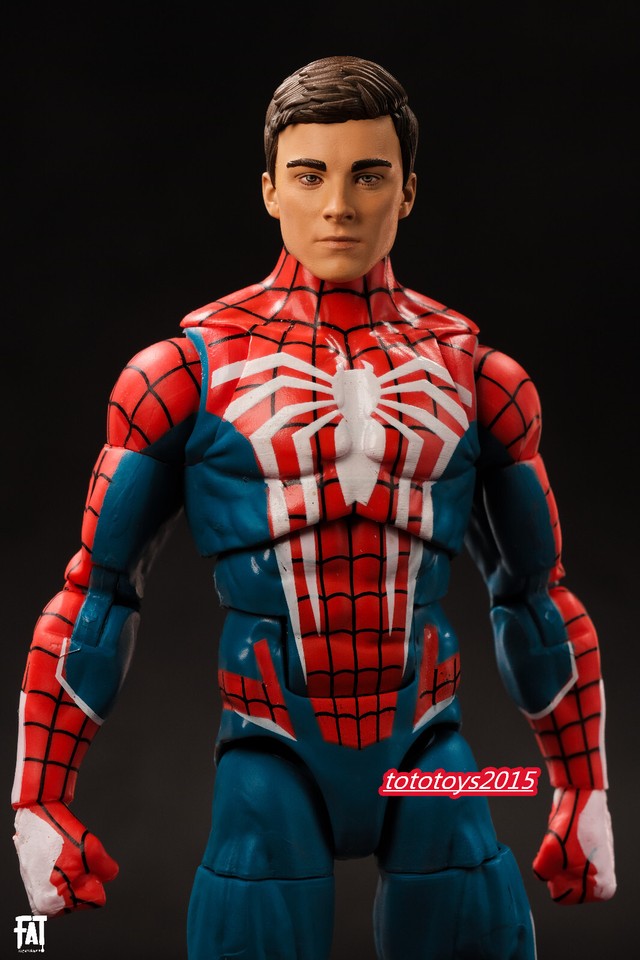 1:12 Spider-Man Peter Parker Head Sculpt For 6'' Male ml shf mafex ...