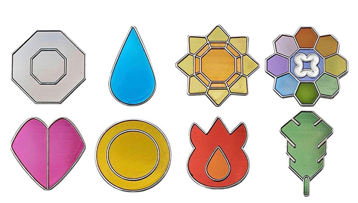 Pokemon Kanto Gym Badges