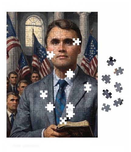 Charlie Kirk - Jesus Christ Lover - Puzzle Wooden Pieces- 500 (Pcs ...