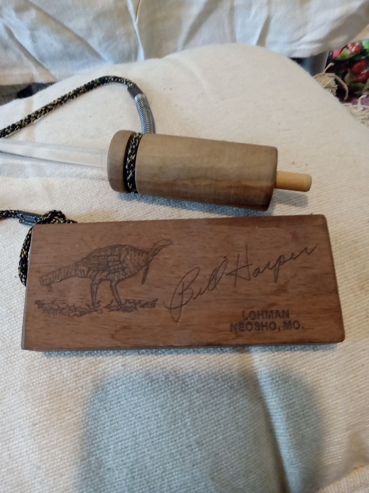 Vintage Bill Harper Lohman Neosho MO Turkey Call Made In Usa Model 861 ...