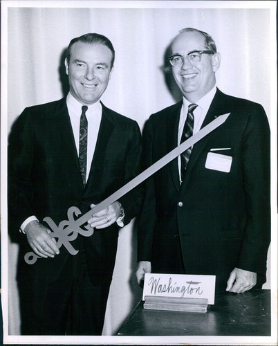 1962 Photo Dr Thomas Carlile Ralph Edwards Seattle Wa President Cancer ...