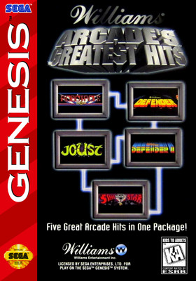 Williams Arcade's Greatest Hits Wall Art Print Sega Genesis Poster Pick ...