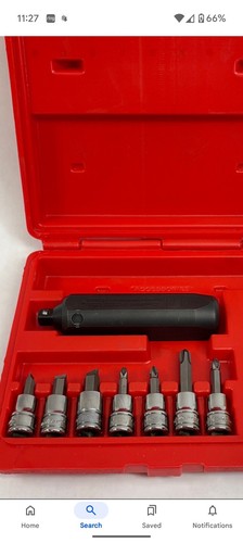 Snap On Tools BRAND NEW 8pc Impact Socket Driver MASTER Set w/ Case 208EPIT | eBay