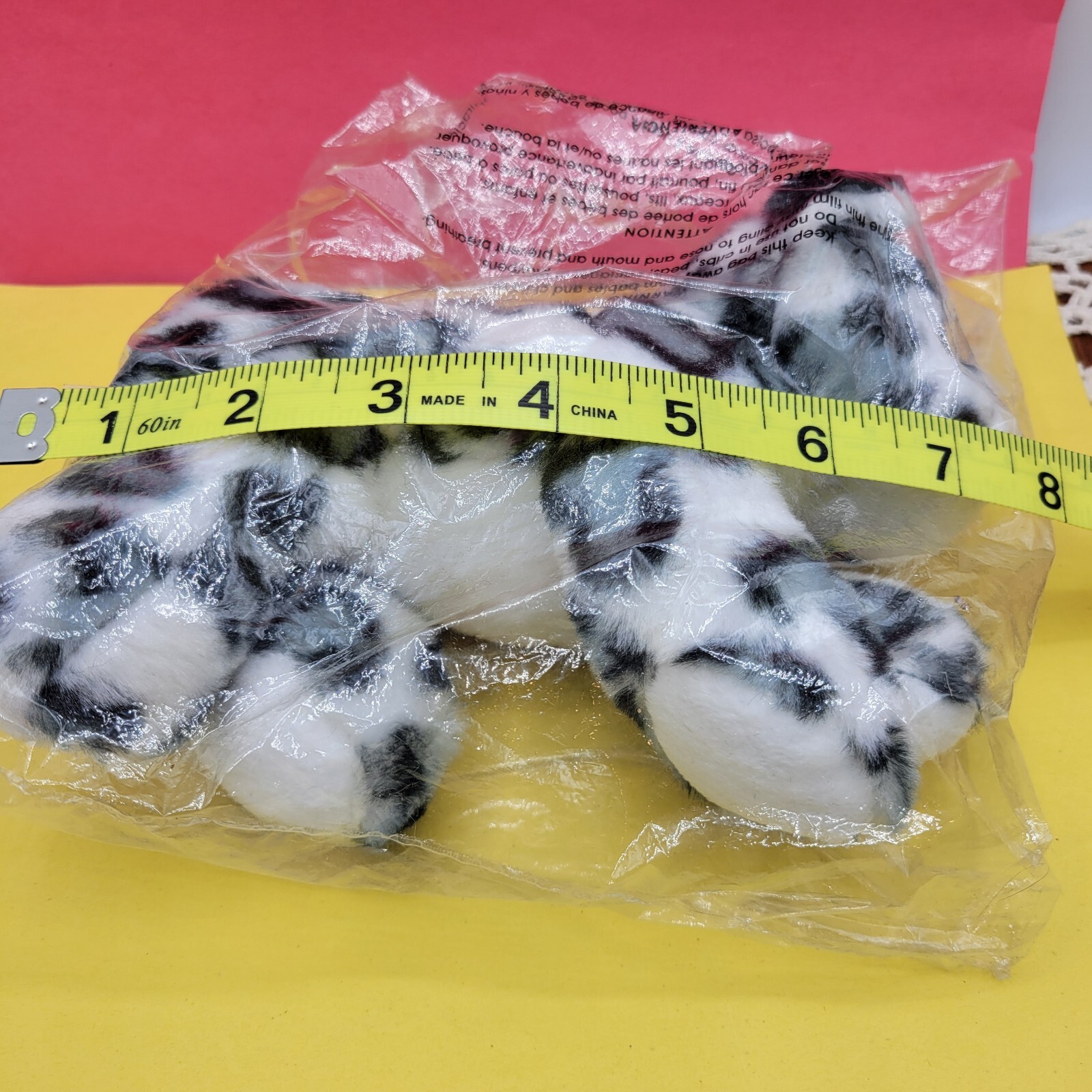 Snow Leopard Mini Flopsie 8 Stuffed Animal by Aurora Plush 31367 for ...