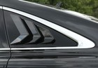 For Audi A6 S6 2019-2023 Glossy Black Rear Quarter Window Louver Scoop ...