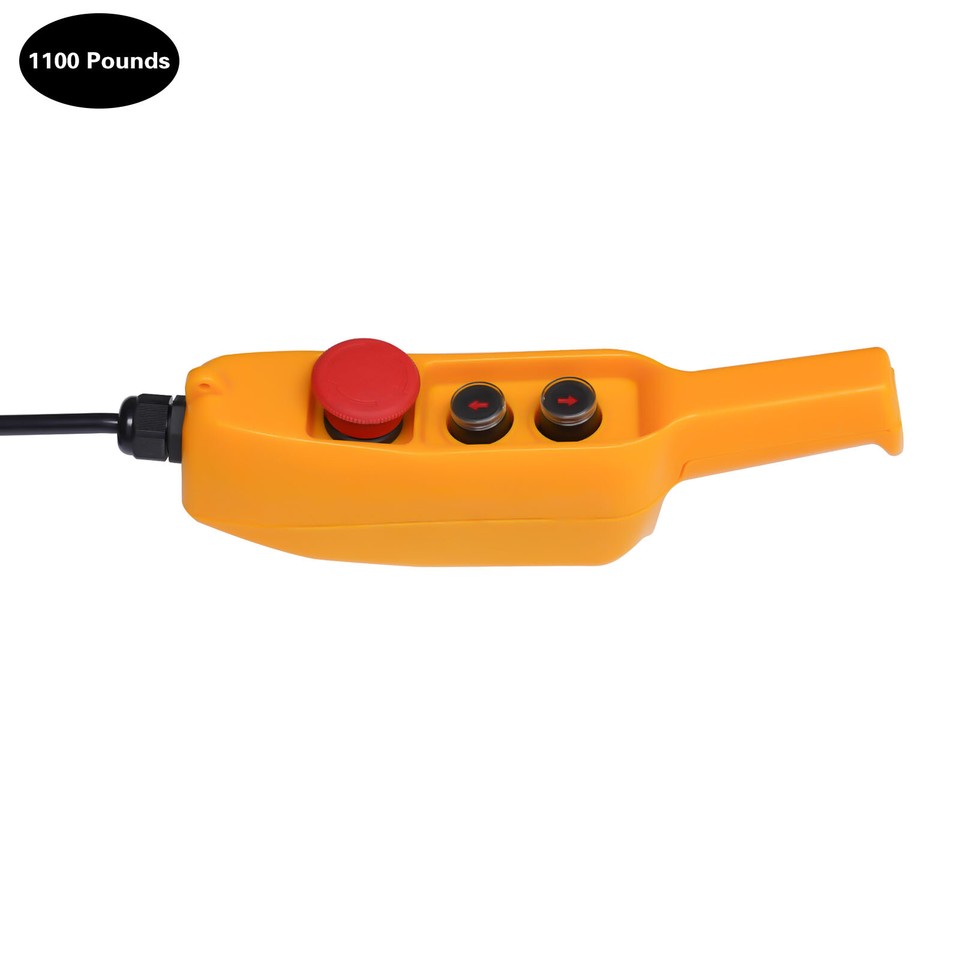 1/2Ton Electric Chain Hoist 1100Lb 13Ft Lifting Chain Wired Remote ...