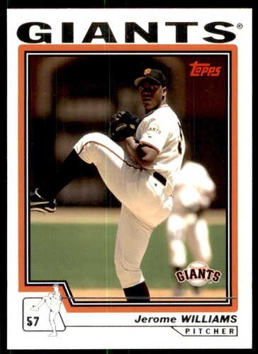 2004 TOPPS JEROME WILLIAMS SAN FRANCISCO GIANTS #580 | eBay