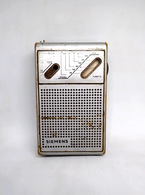 VTG Siemens RT 711 Pocket Transistor Radio AM ONLY Not Working Missing ...
