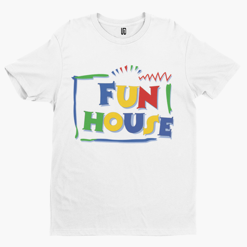 Fun House T-Shirt - Funny Cool TV Film UK Movie Cartoon 80s Retro | eBay