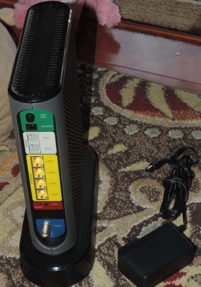 Motorola 24x8 Cable Modem AC1900 Router W/ Voice, Model MT7711 | Works ...