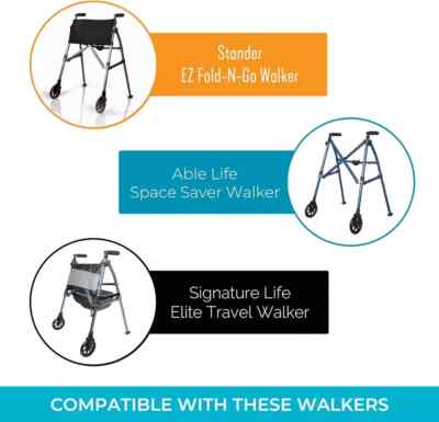 Stander Replacement Walker Hand Grips, Rolling Walker Foam Grip Handles ...
