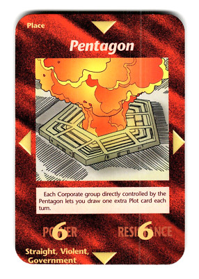 Pentagon Card Unlimited INWO Illuminati New World Order Game | eBay
