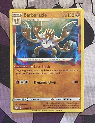 Barbaracle 107/196 Holo Rare - Pokemon TCG Lost Origin - NM/M | eBay