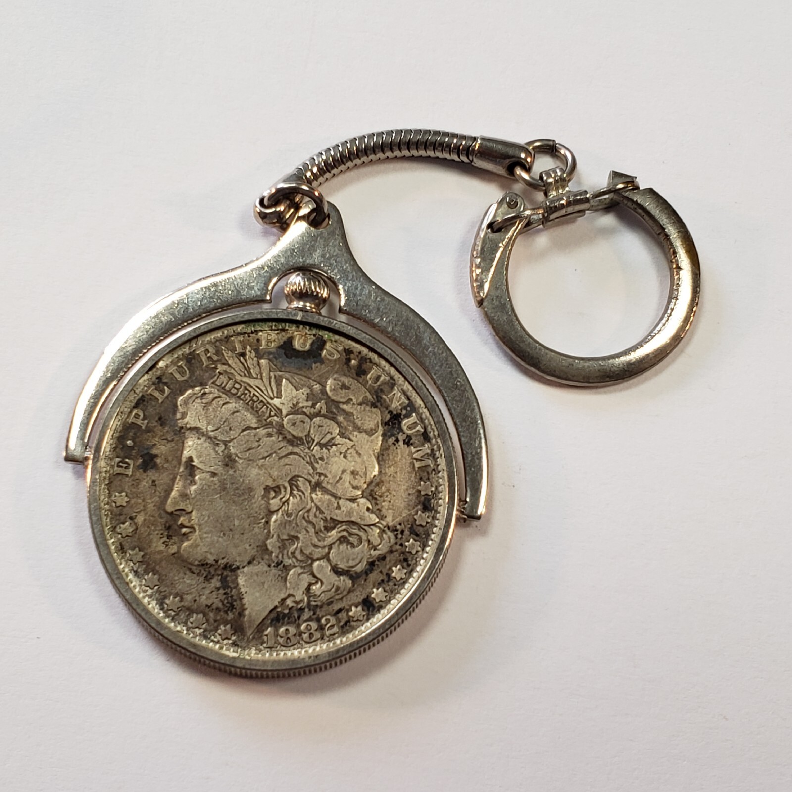 1882 $1 Morgan Silver Dollar - Key Chain - SKU-F6528 | eBay