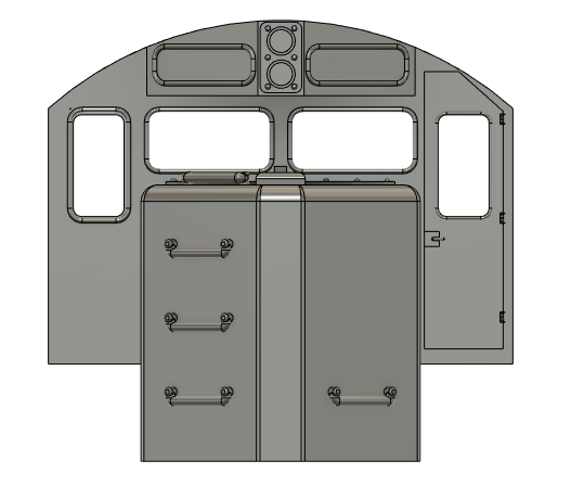 HO Scale Train Parts - EMD Gp7/9 Chop Nose Cab | eBay