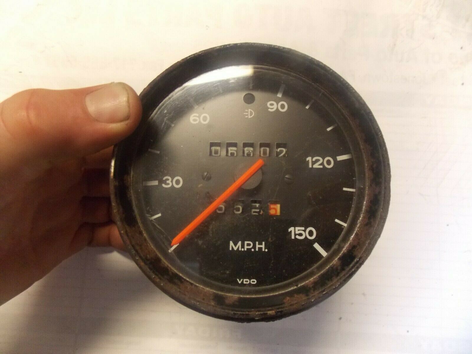 Porsche 911 Speedo Speedometer Gauge Mechnical 91164150229-NEEDS SOME ...