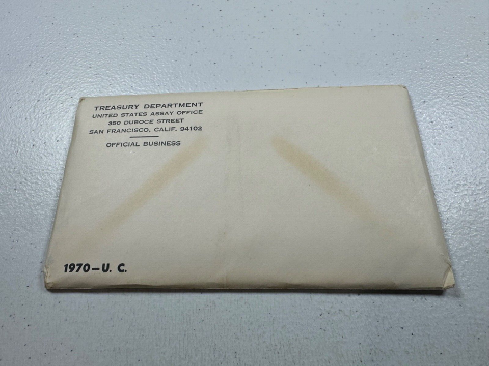 (1) 1970 US Mint Silver P&D Set, in ALL OGP, NO WRITING, UNOPENED ...