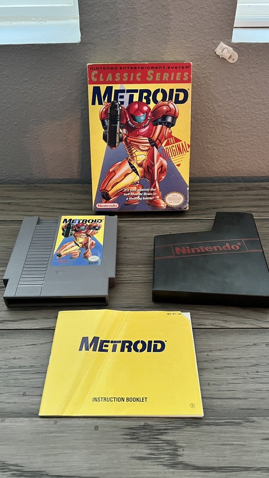 Metroid (Nintendo NES, 1987) Classic Series CIB 45496630348 | eBay