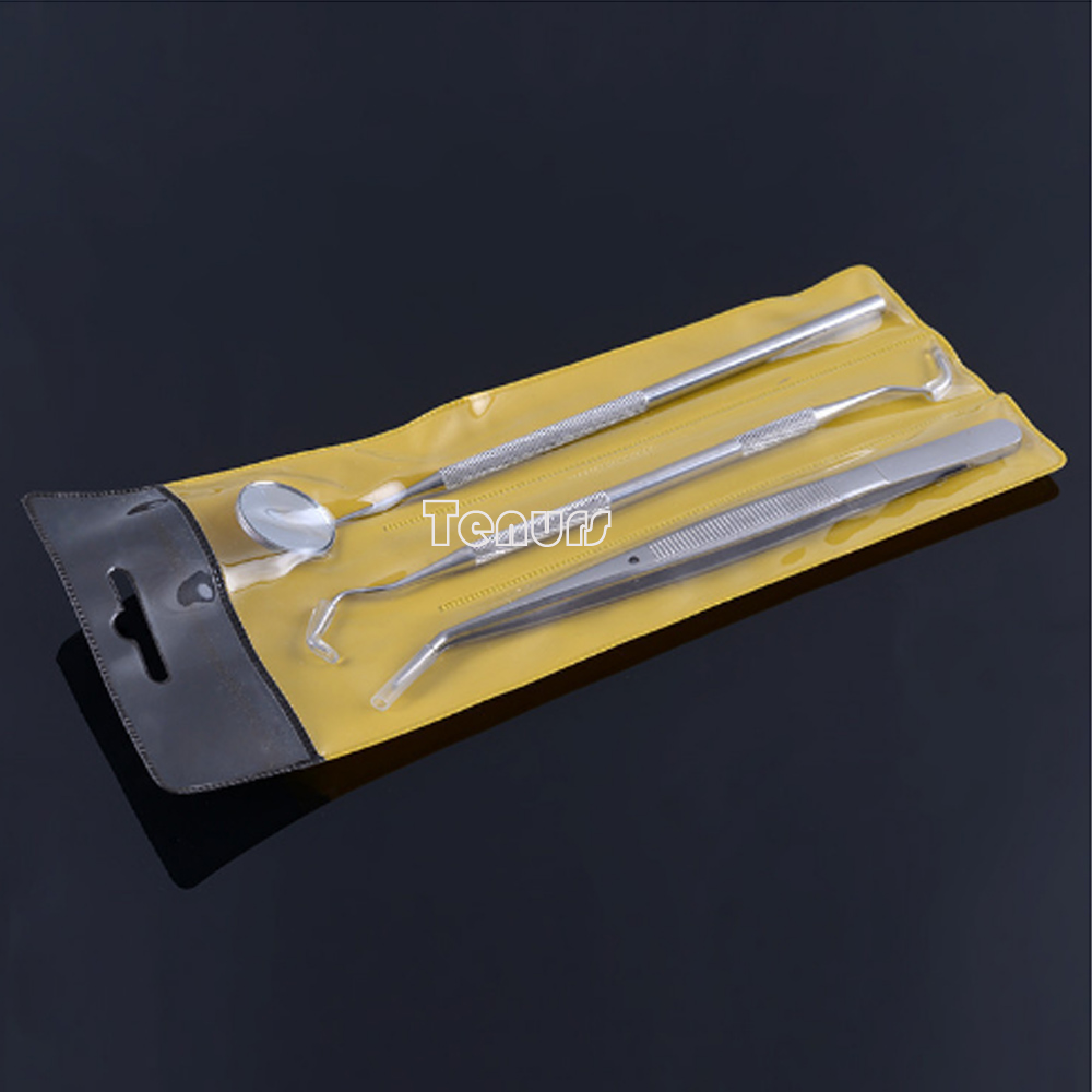 Dental 3pcs/set Scaler Oral mirror Probe Tools Deep Cleaning ...