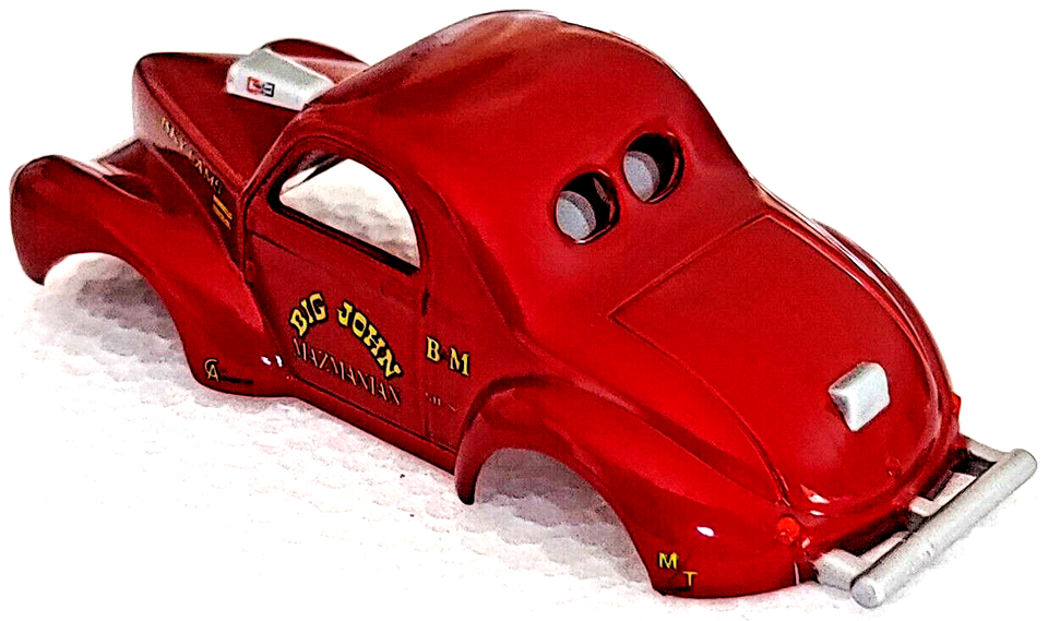 Big John Willys Gasser Candy RED JL TJet Slot Car BODY for AURORA ...
