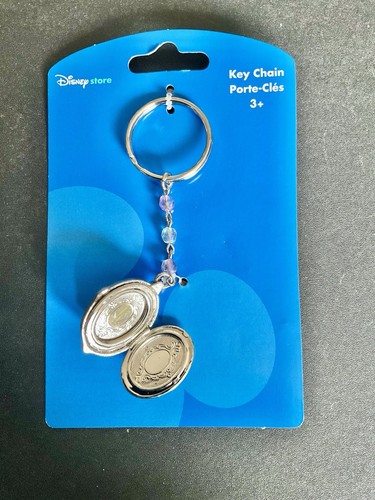 DISNEY Store Cinderella Cameo Rhinestone Locket Keychain NIP Age 3+ New ...