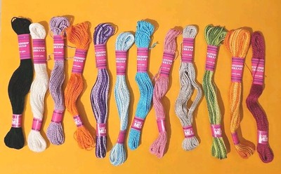 Friendship Threads Embroidery 8.75YD 8M Multicolor Thread Bracelet Kit ...