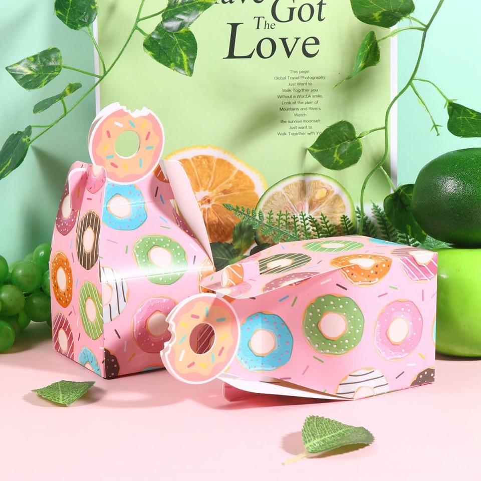 1 Set/25pcs Paper Box Beautiful Printing Cake Gifts Packing Paper Box ...