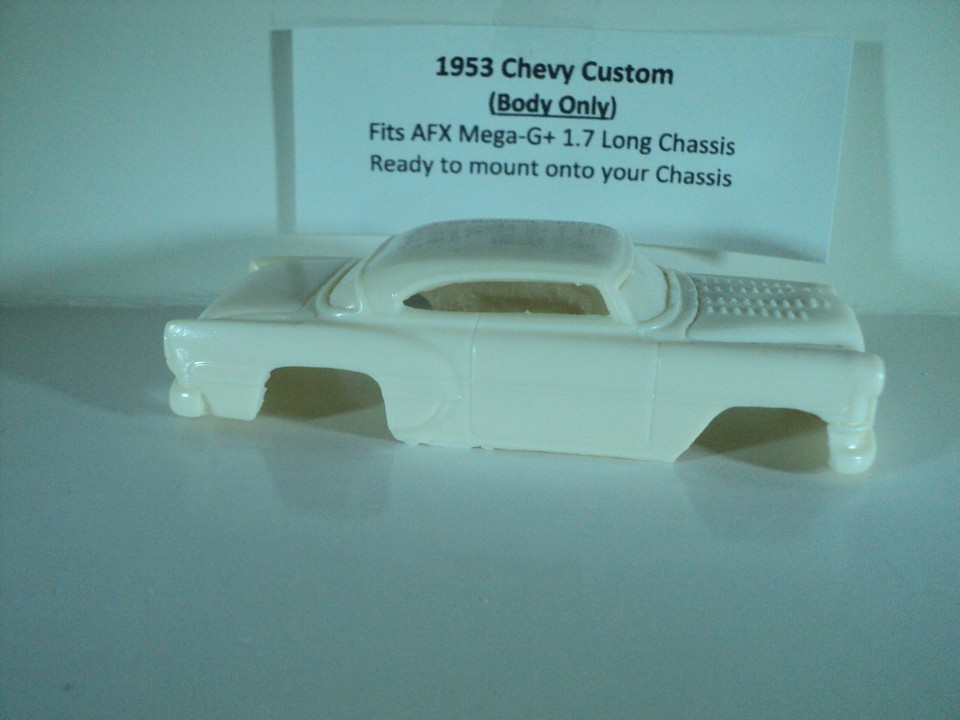 HO scale Slot Car Custom Resin body 1953 Almond Chevy Custom Fits AFX 1 ...